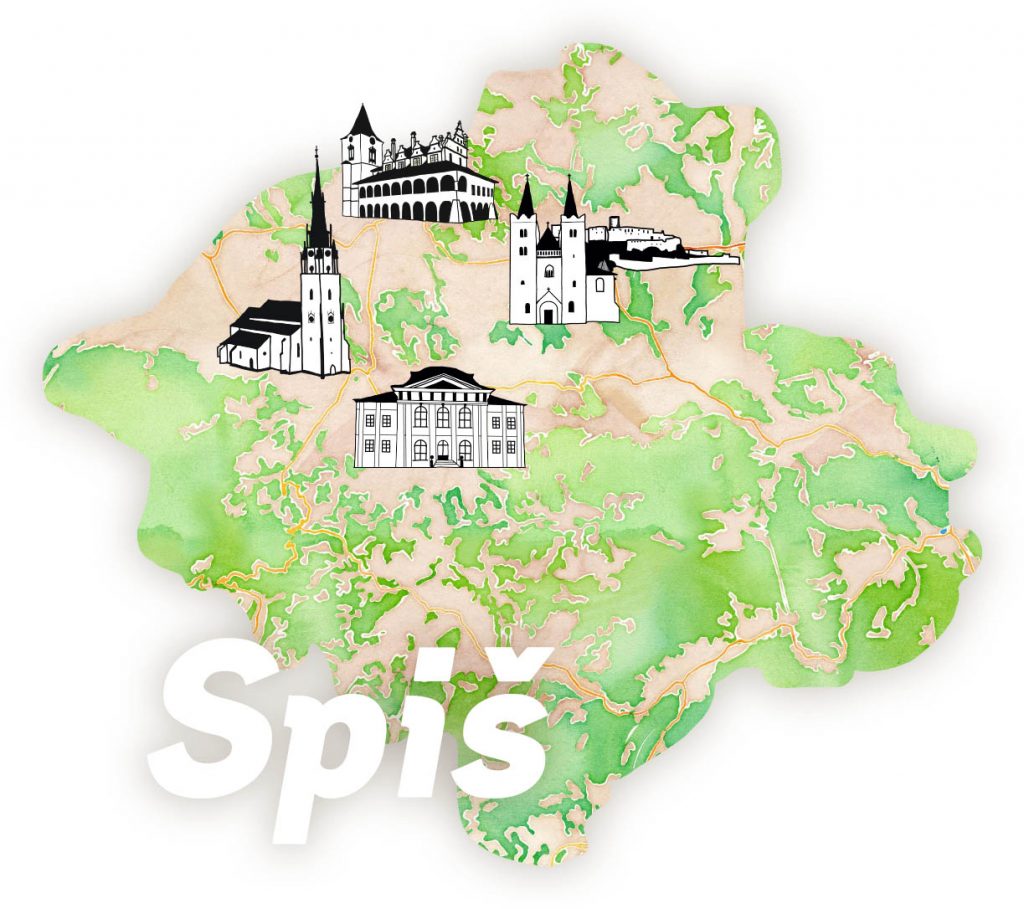 Spiš - turistický región pod Tatrami